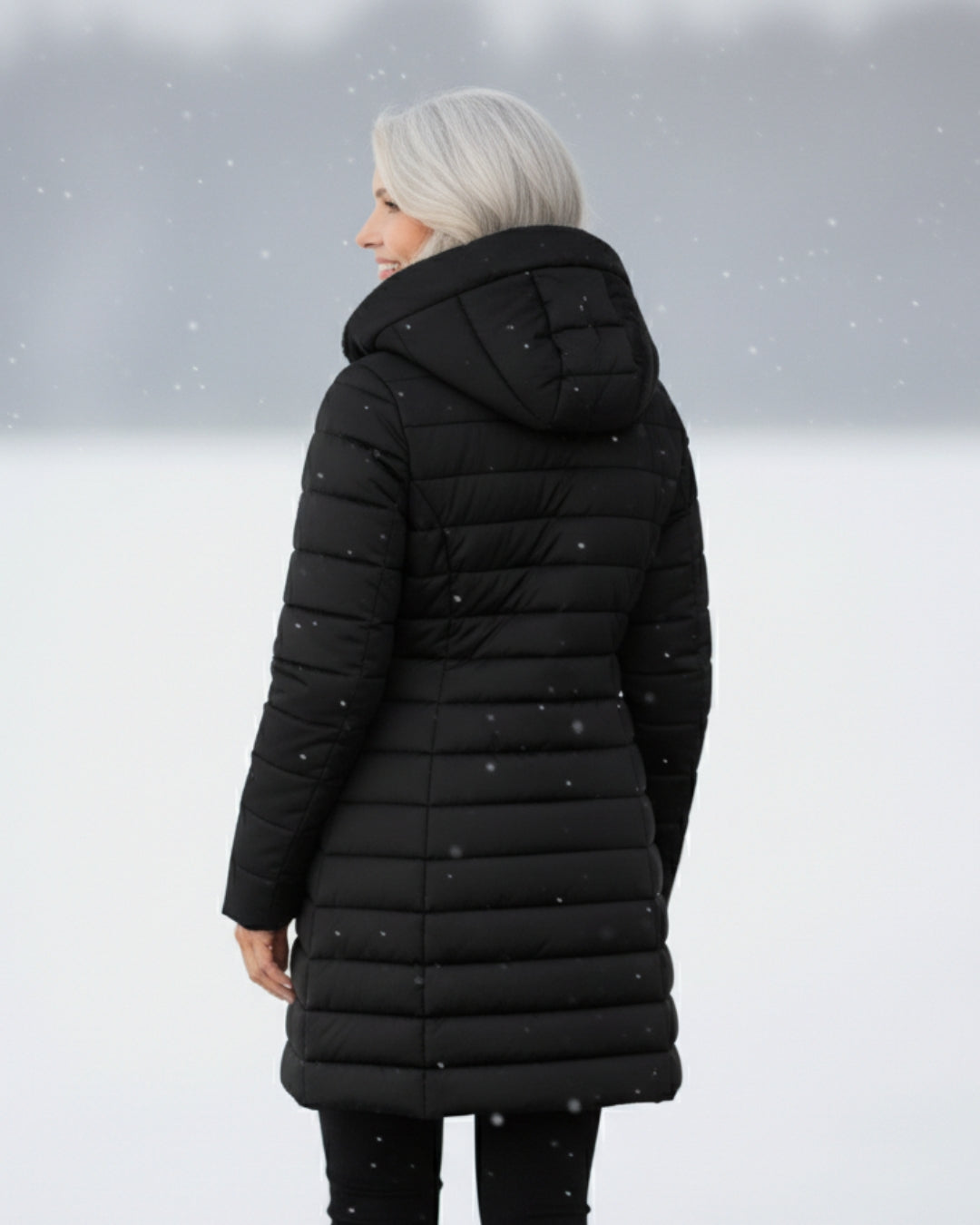 Jami | Fleece Lined Puffer Coat – Luna boutique california